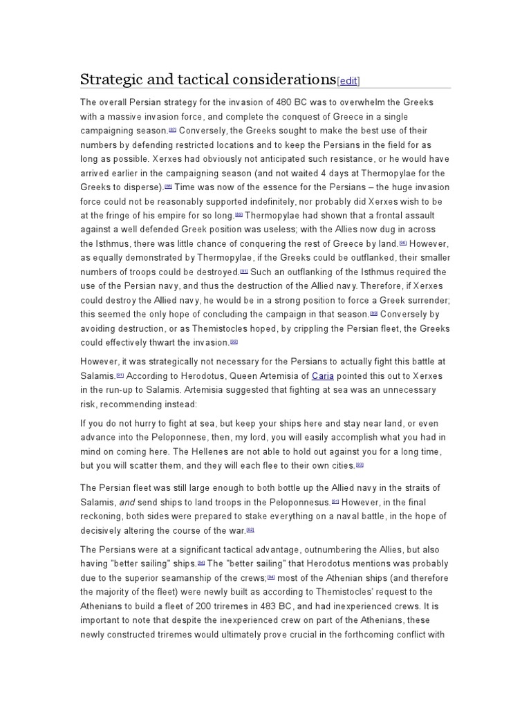 Strategic and Tactical Considerations: Caria | PDF | Warfare | Military ...