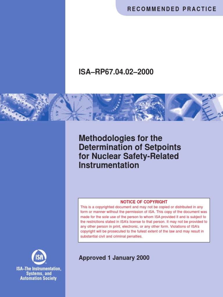 ISA-RP67.04.02-2000 - Methodologies For The Determination of Setpoints ...