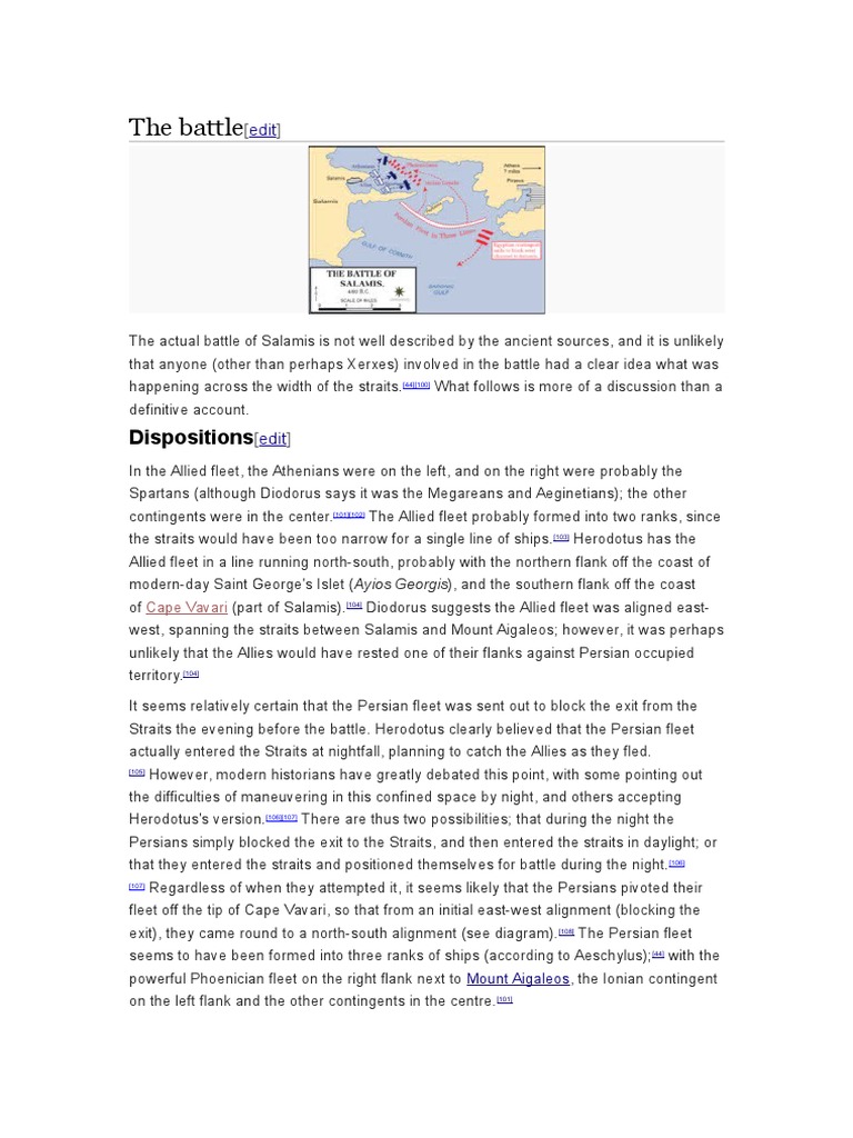 Naval Tactics in Salamis Battle | PDF | Greco Persian Wars | Ancient Greece