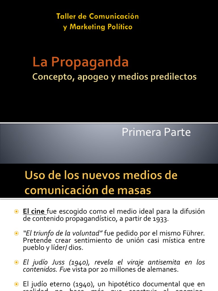 Propaganda Nazi y Estrategias de Comunicación | PDF | Propaganda | nazismo