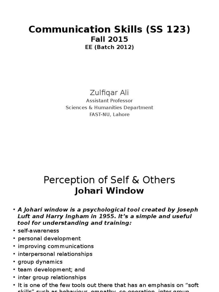 Comm Skills EE 3 Fall 2015 | PDF | Nonverbal Communication | Communication