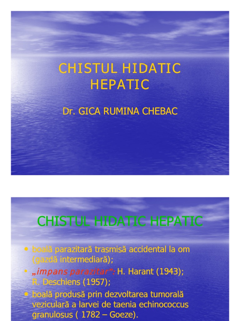 Chistul Hidatic Hepatic | PDF