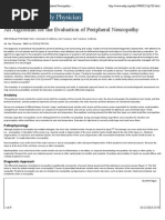 Peripheral Neuropathy Handout | PDF | Peripheral Neuropathy | Myelin