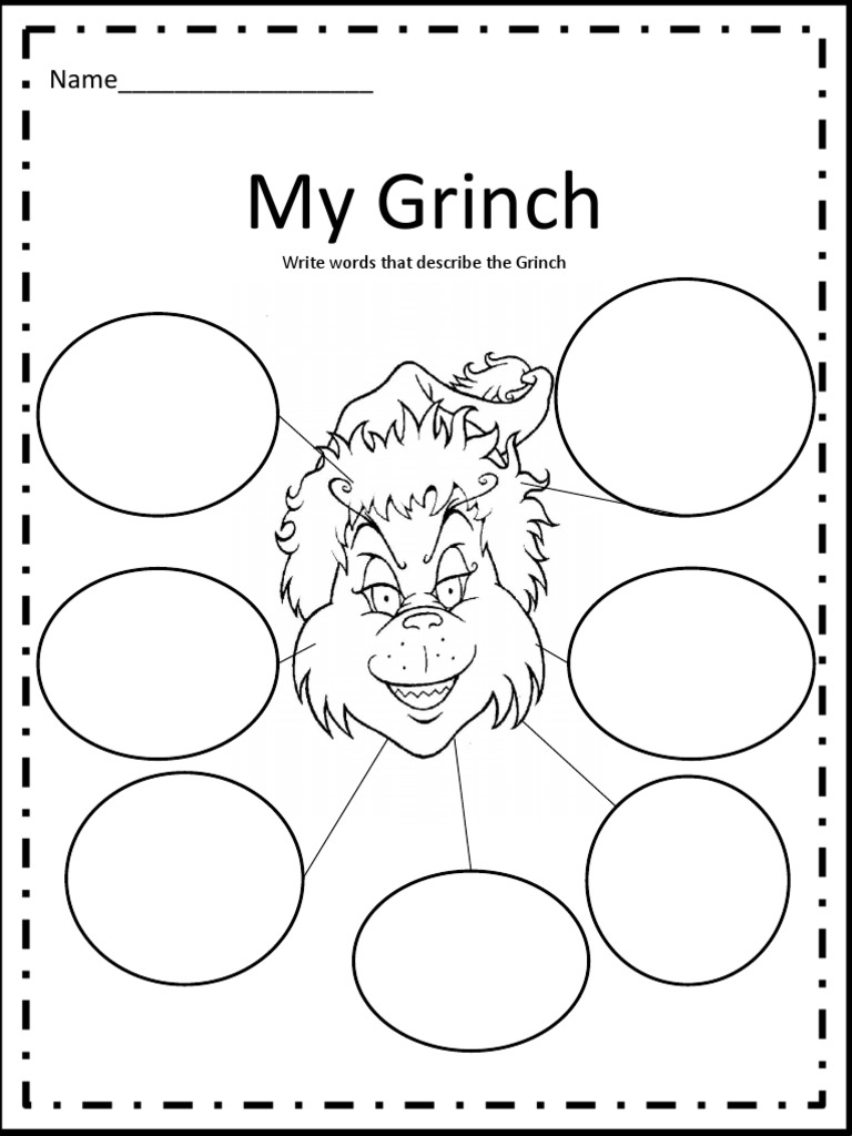 My Grinch: Name | PDF | Language Arts & Discipline