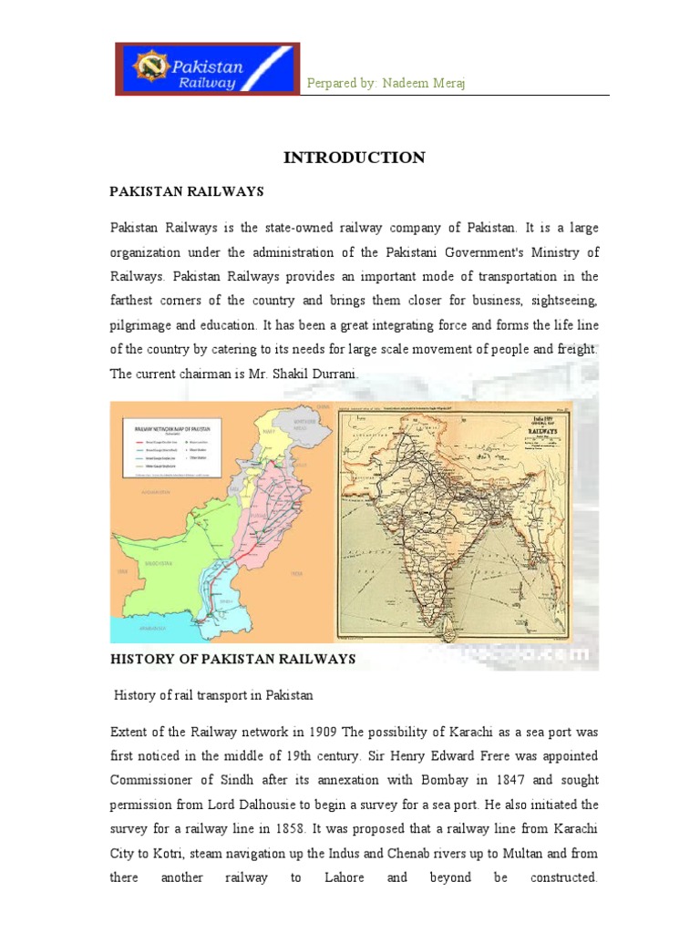 Overview of Pakistan Railways History | PDF | Computers