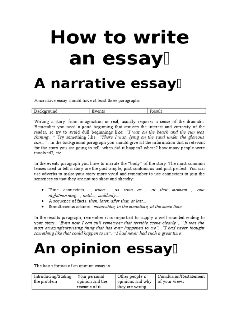 How To Write An Essay | Download Free PDF | Ellipsis | Essays