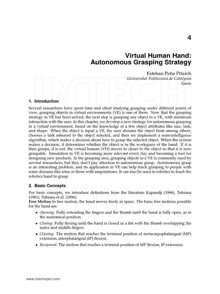 Autonomous Grasping Strategy: Developing a New Approach for Grasping ...