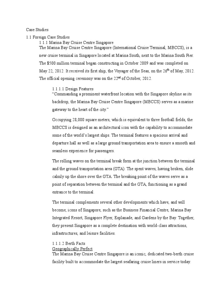 Case Studies | PDF | Water Transport | Ships