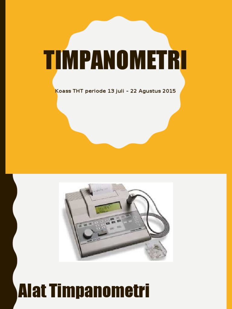 TIMPANOMETRI | PDF