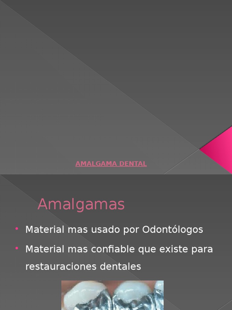 Amalgama Dental | PDF | Cobre | Mercurio (Elemento)