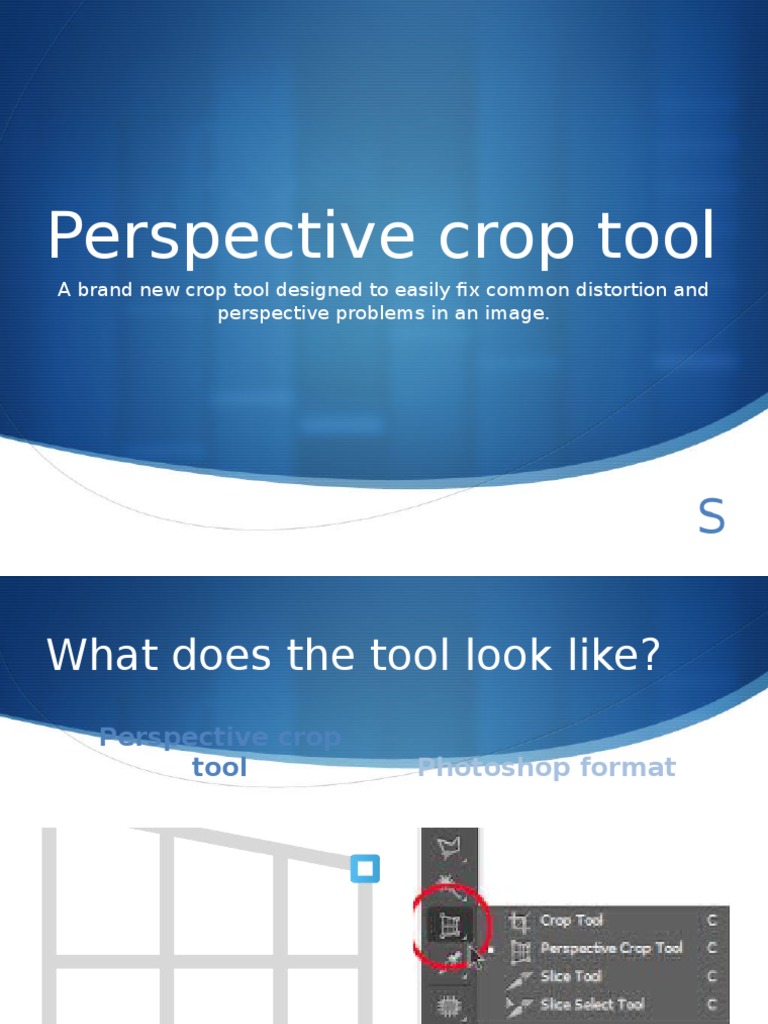 Perspective Crop Tool | PDF