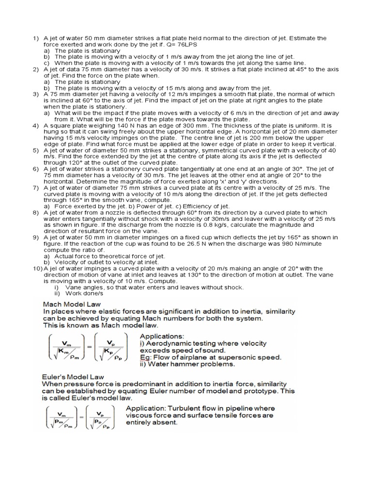 Impact of Jet | PDF | Jet Engine | Viscosity