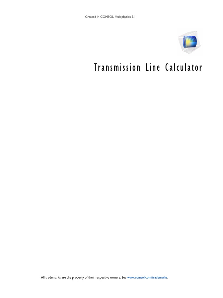 Transmission Line Calculator Overview | PDF | Transmission Line ...