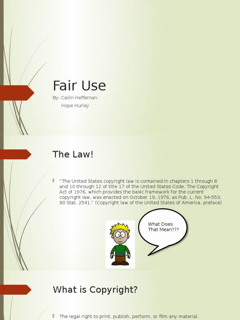 Fair Use | PDF