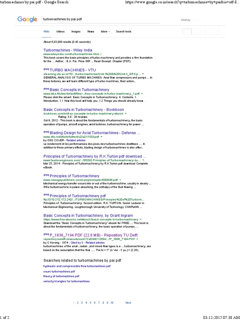 Pai | PDF | Turbomachinery | Chemical Equipment