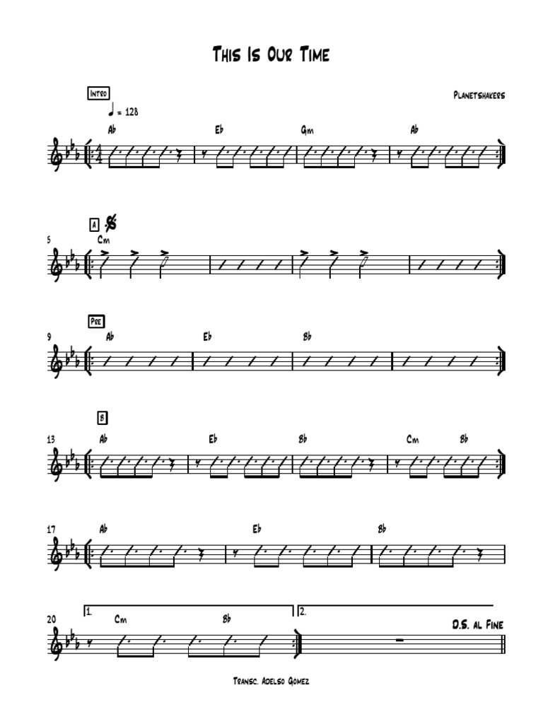 This Is Our Time - Planetshakers | PDF