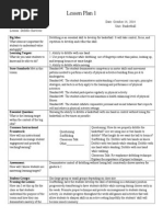 GES Lesson Plan Notes Basic 5 Week 5 Term1 | PDF | Learning | Word