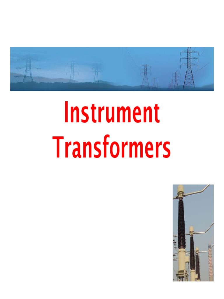 Overview of Instrument Transformers | PDF | Transformer | Electric Power