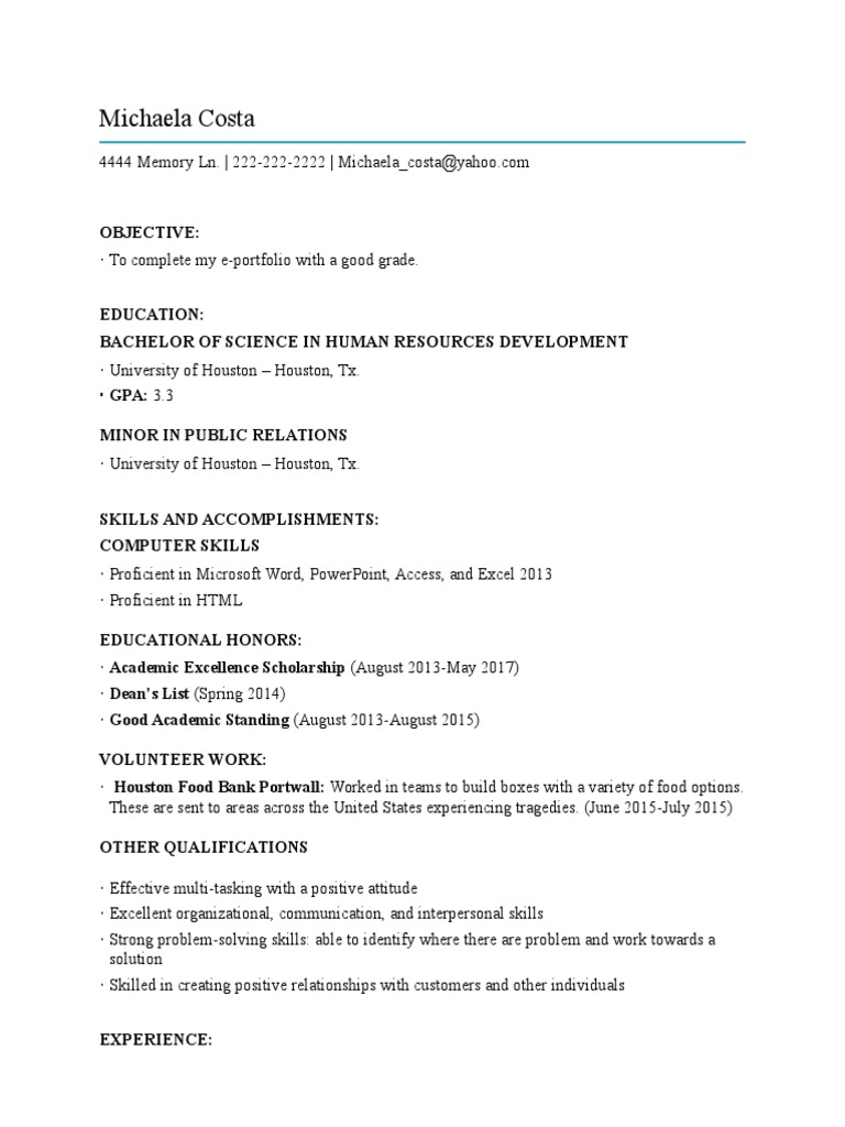 Resume Boom | PDF