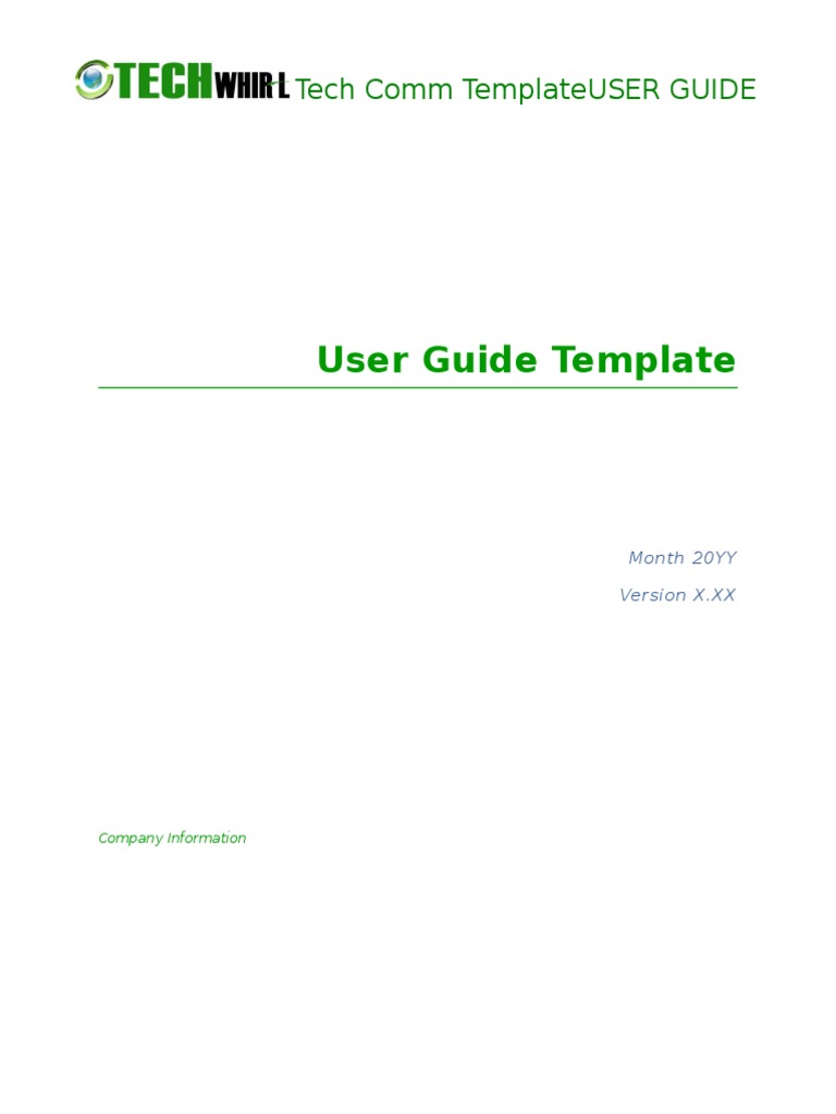 User Guide Template Word | PDF | Search Engine Indexing | Html Element