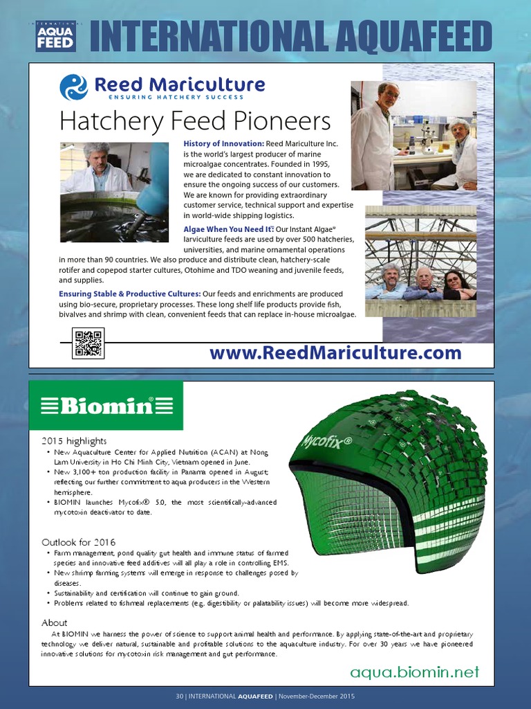 International Aquafeed Industry Profiles 2015/16 | PDF | Food And Drink ...