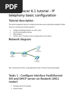 VOIP On Packet Tracer PDF | PDF | Voice Over Ip | Telephony