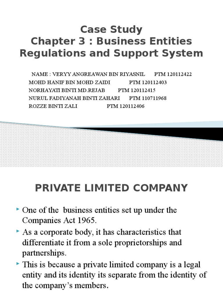 Private Limited Company Overview and Fees | PDF | Finance & Money ...