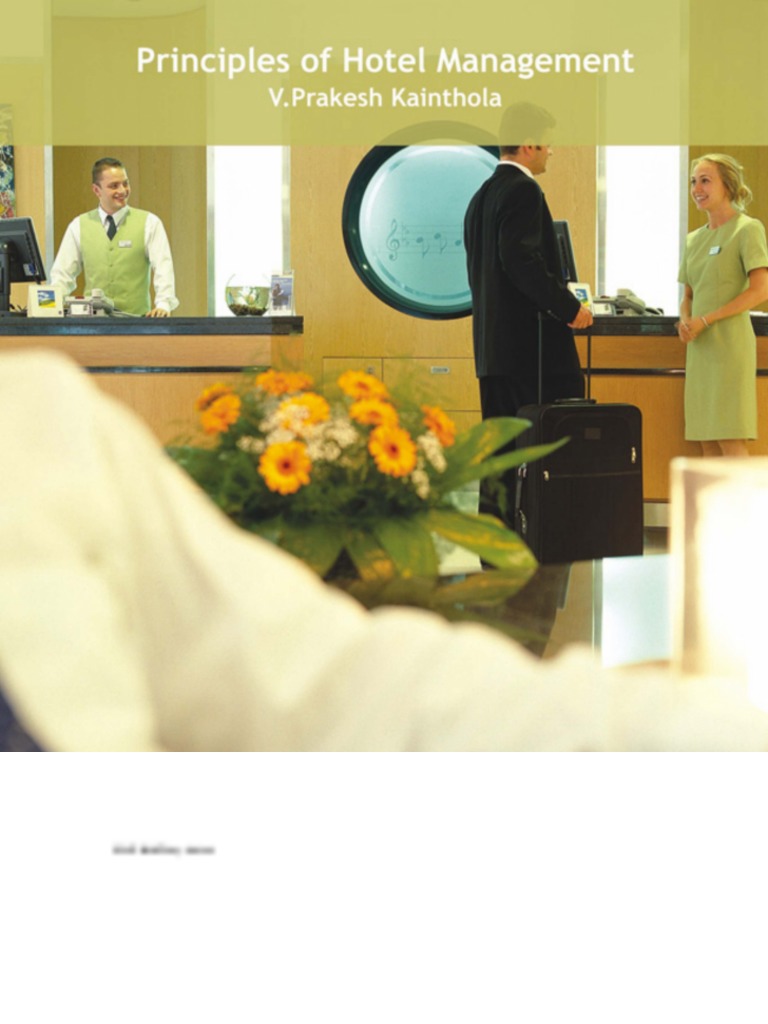 Principles of Hotel Management, VP Kainthola (2009) | PDF | Social ...