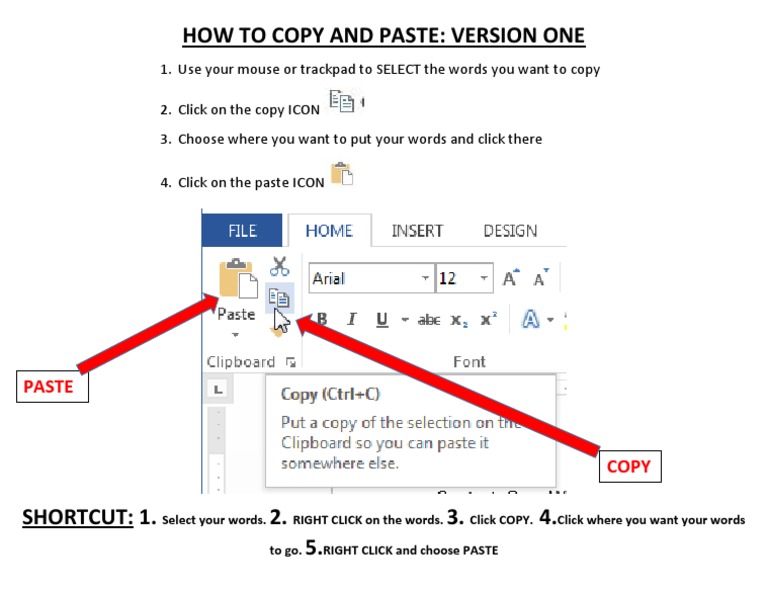 Copy and Paste Guide for Beginners | PDF | Career & Growth