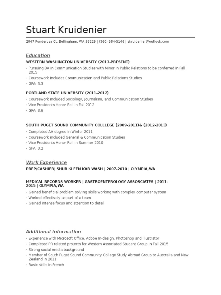 Stuart Resume | PDF | Social Science