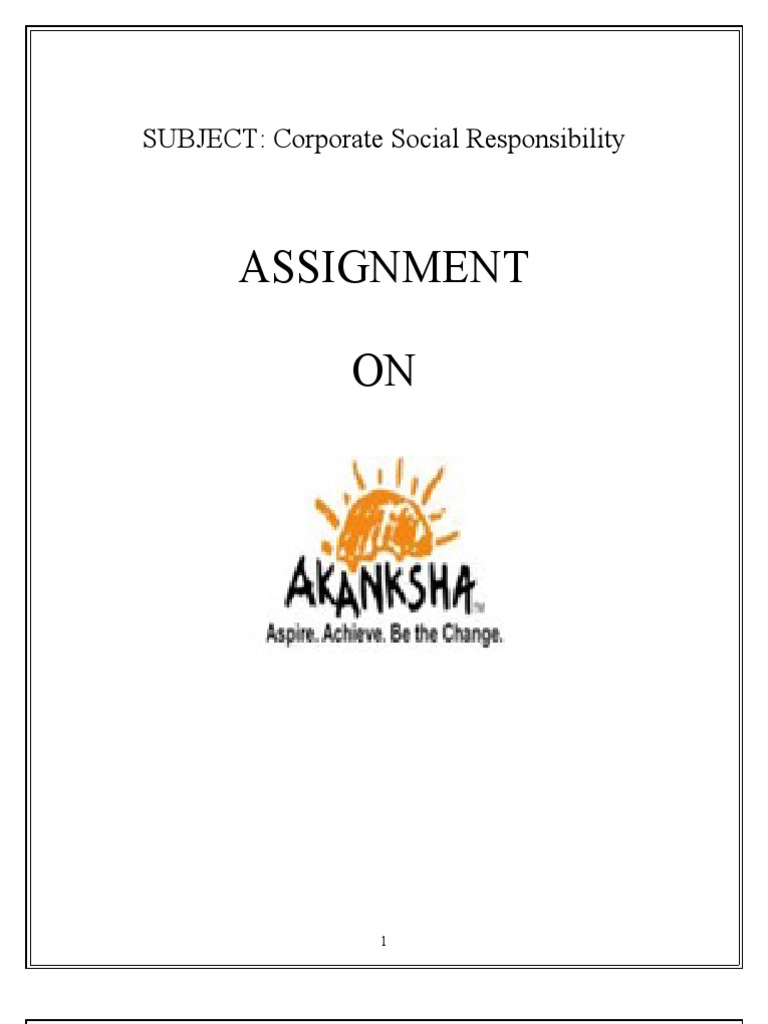 Akanksha Foundation: Empowering Education | PDF | Mentorship | Volunteering