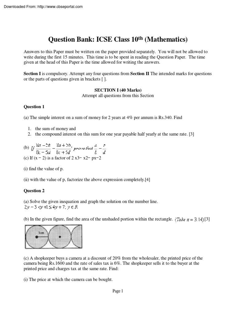 Analyzing Financial and Statistical Data in Mathematics Questions from ...