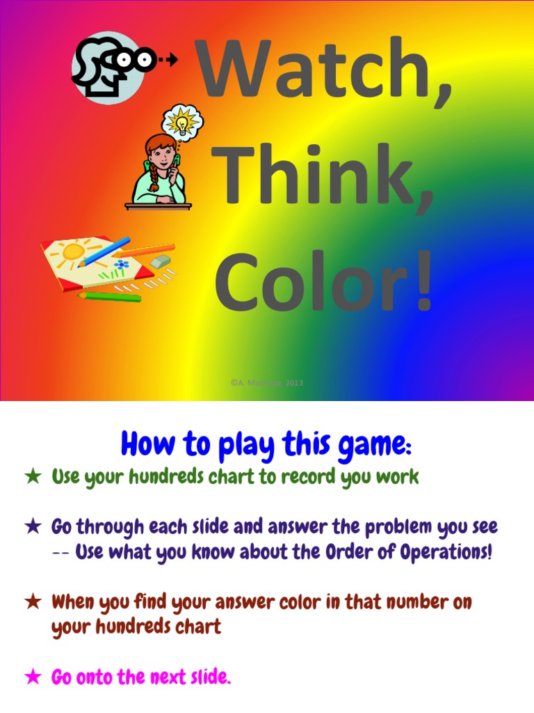 Minecraft Order of Operations - Student Version | PDF | Leisure