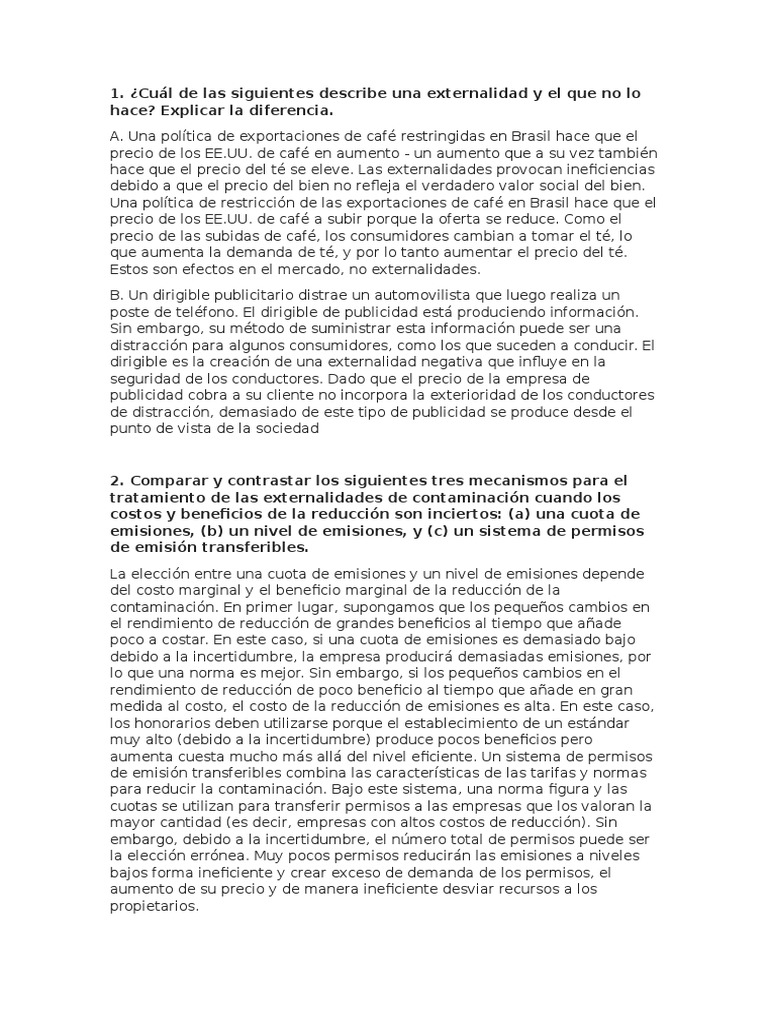 Capitulo 18 Pyndick Resuelto Español | PDF | Exterioridad | Monopolio