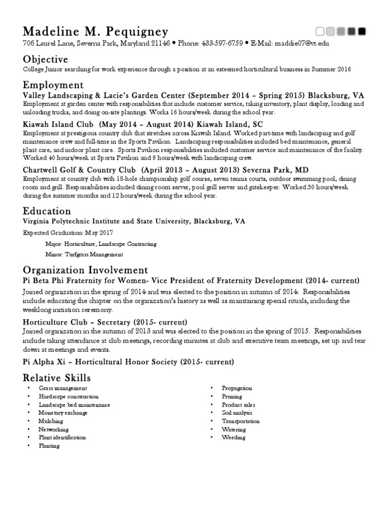 Resume As of Sept PDF | PDF | Business
