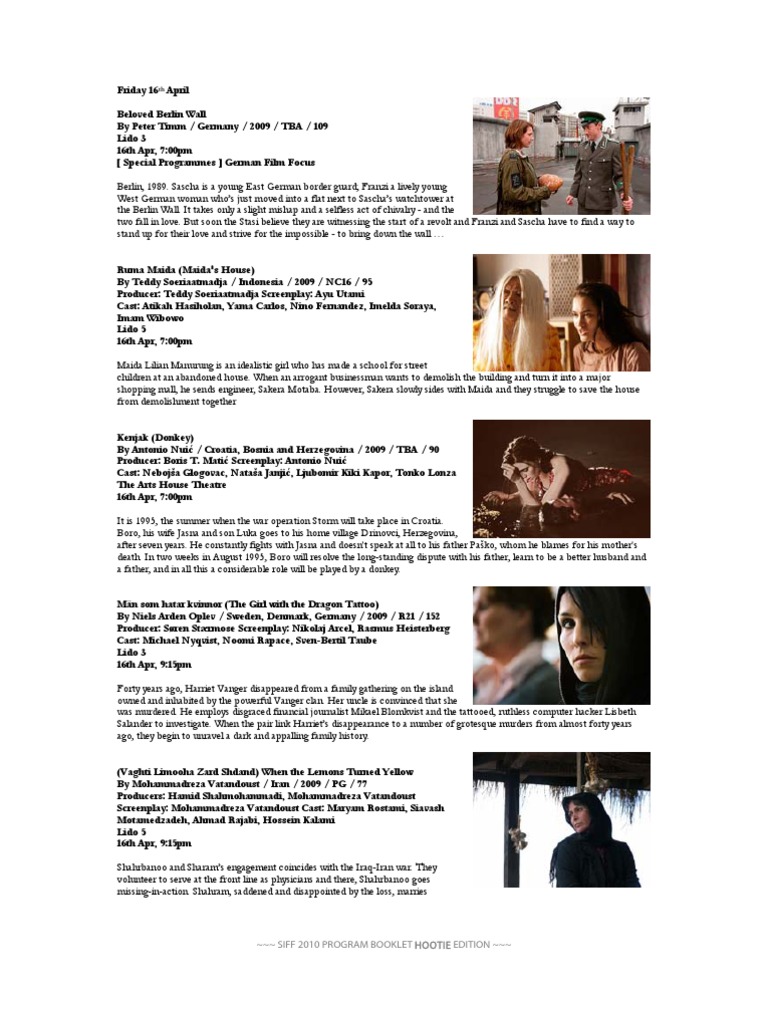 SIFF Program2 | PDF