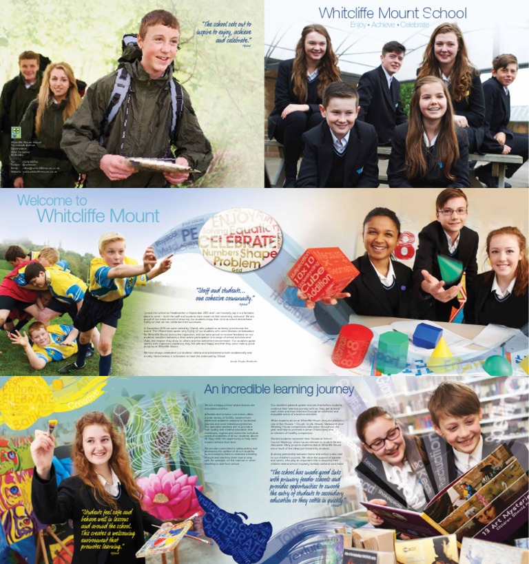 Whitcliffe Mount School Prospectus | PDF | Teachers | Cognition