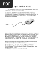 Computer Mouse - Wikipedia | PDF | Usb | Cursor (User Interface)
