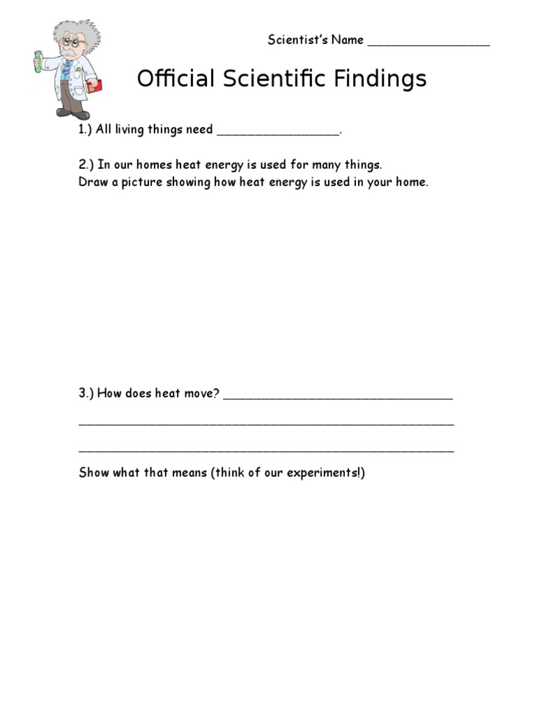 Understanding Heat Energy Concepts | PDF | Teaching Methods & Materials ...