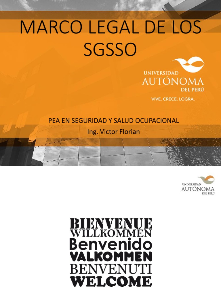 Marco Legal de Los SGSSO | PDF | Derecho laboral | Seguridad y salud ocupacional