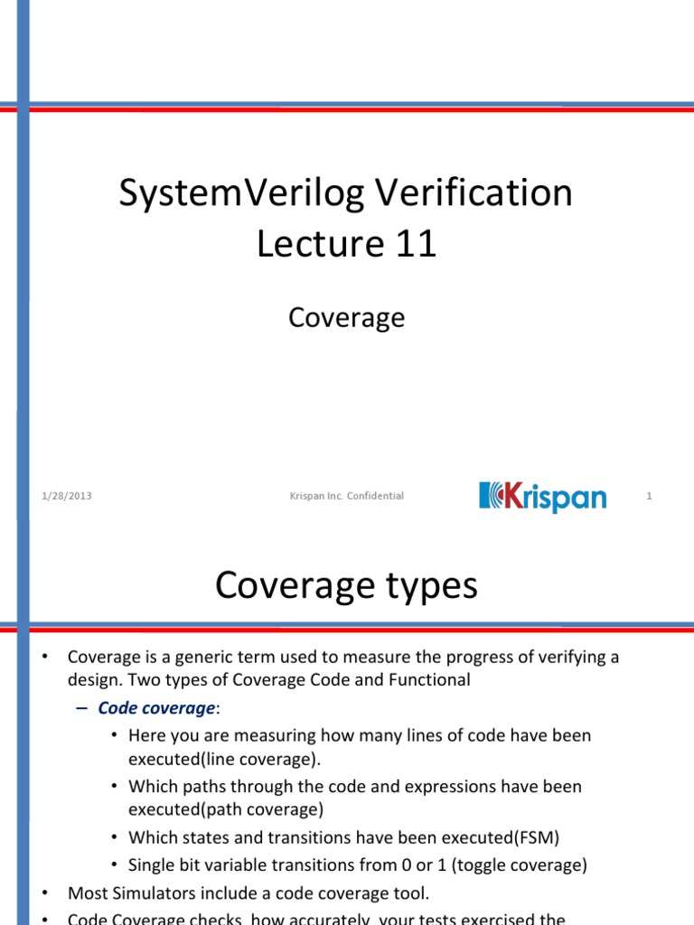 Coverage | PDF | Areas Of Computer Science | Software Engineering