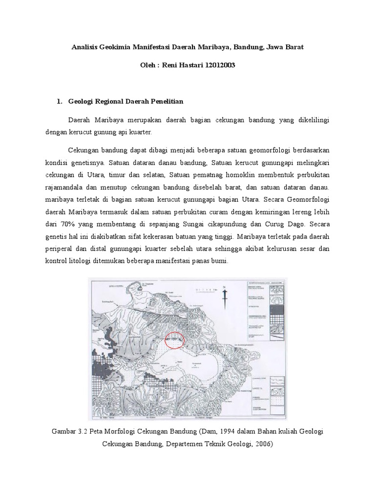 Analisis Geokimia Manifestasi Daerah Maribaya | PDF | Ilmu Sosial | Sains & Matematika