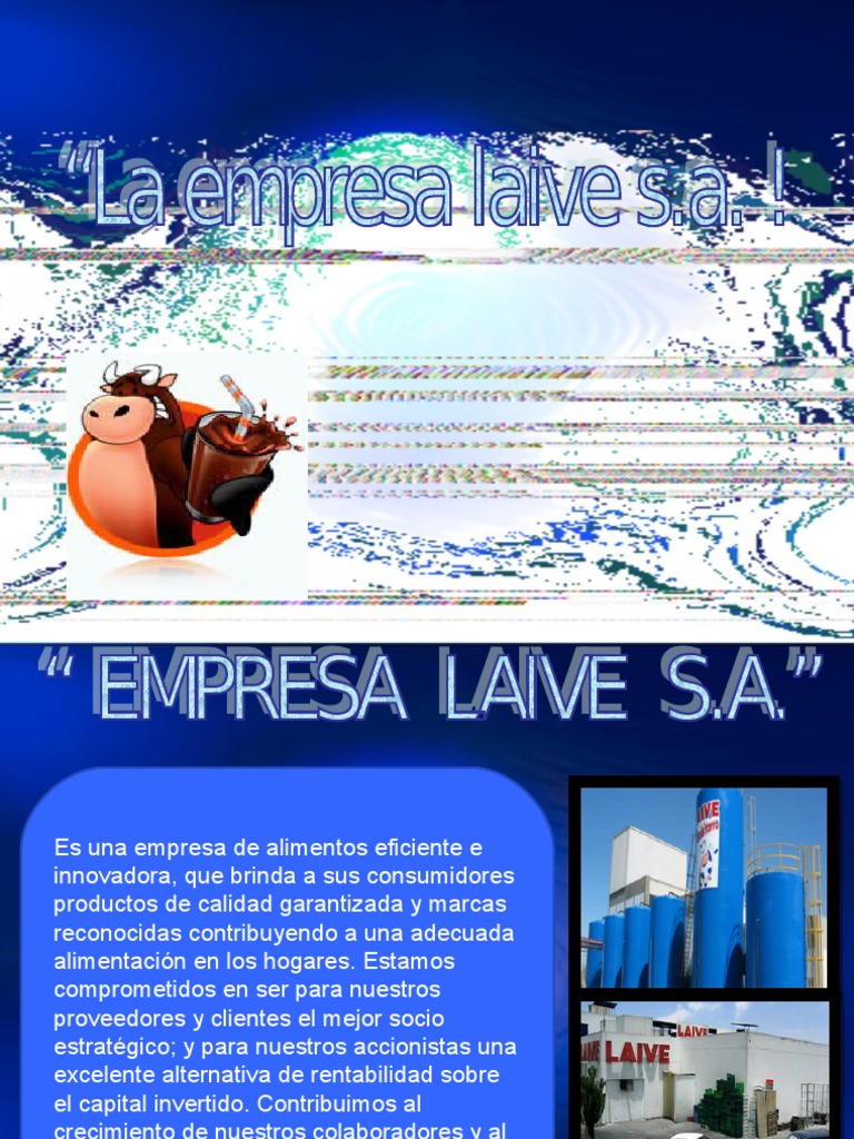Empresa Laive | Leche | Calidad (comercial)