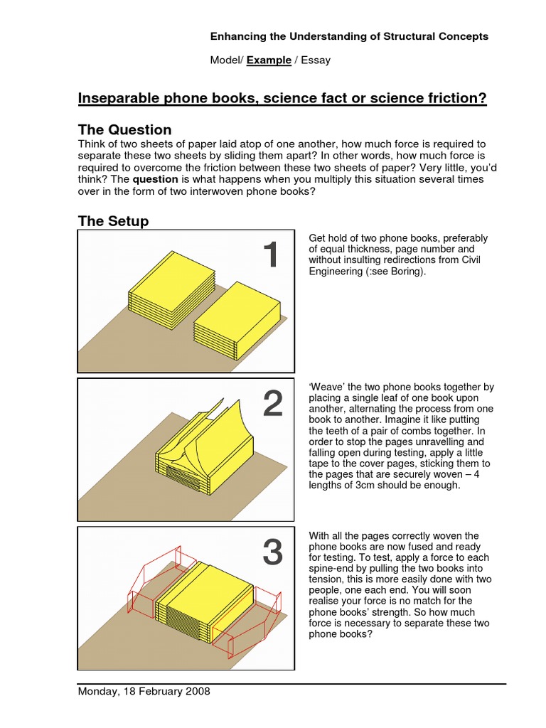Inseparable Phone Books, Science Fact or Science Friction | PDF ...