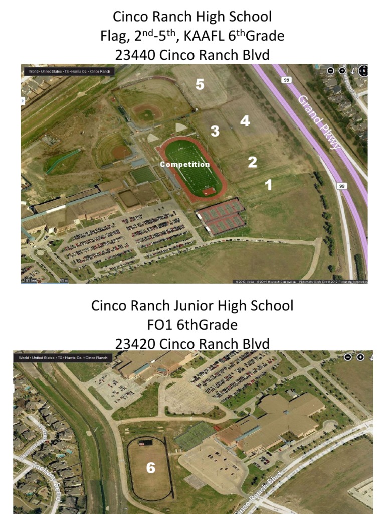 2015 Fall Football Campus Maps | PDF