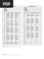 DTR Time Calculation Summary | PDF