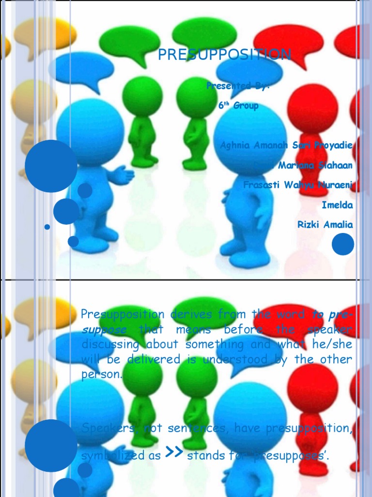 SEMANTIC (Presupposition) | PDF | Semantics | Syntax