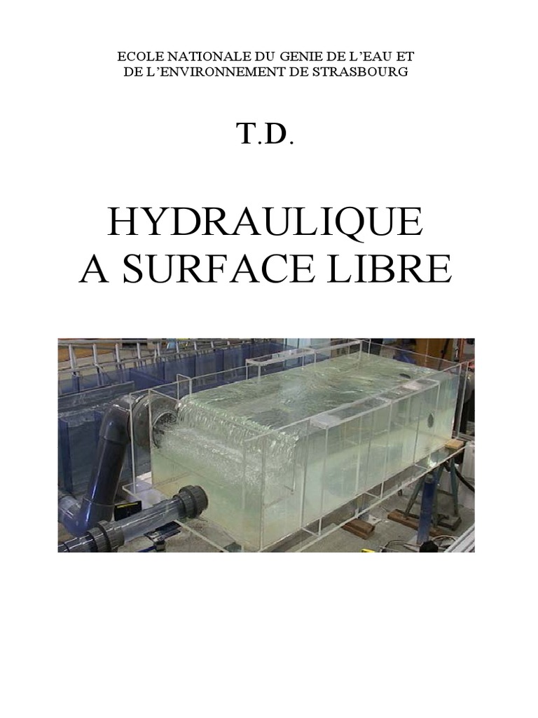 TD Hydraulique PDF | PDF | Contrainte de cisaillement | Génie chimique