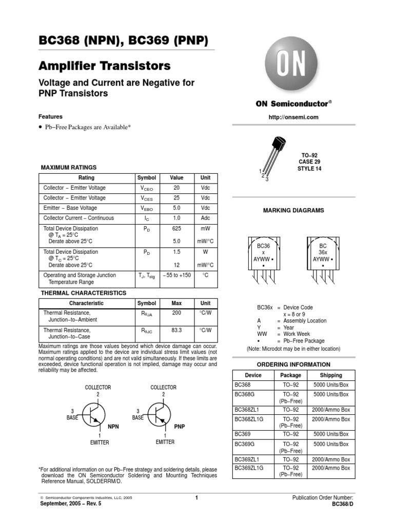 Data Sheet | PDF | Bipolar Junction Transistor | Electrical Engineering