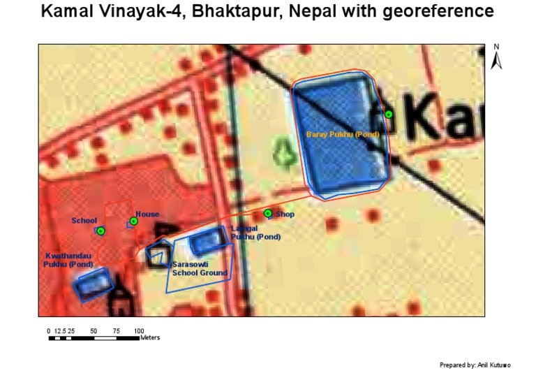 Georeferenced Map of Bhaktapur, Nepal | PDF